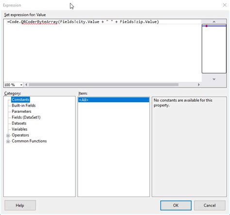 c how do i show a qr code in ssrs stack overflow