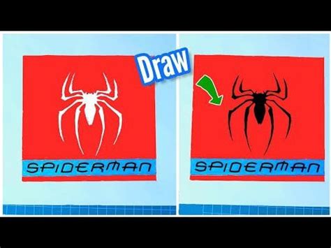 How To Draw Spiderman Logo Rkobiart