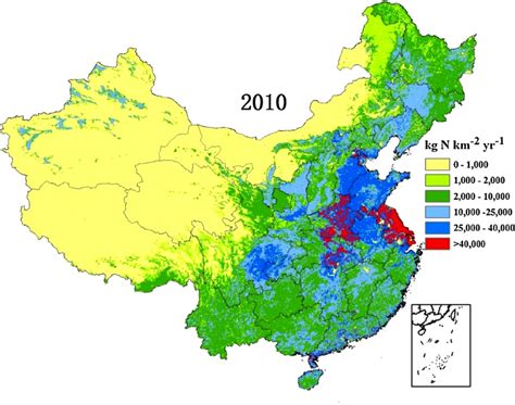 The Spatial Distribution Of Overuse Of N Fertilizer Download