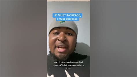 He Must Increasei Must Decrease God Jesus Christian Youtube