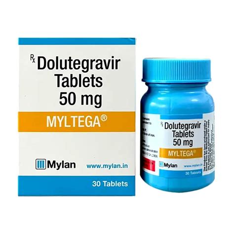 Thuốc Kháng Virus Mylan Myltega Dolutegravir 50mg Hộp 30 Viên