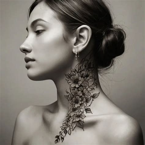 Feminine Neck Tattoo Meaning Significance 83 Designs Hbtat2