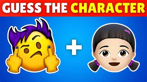Guess The Squid Game Characters By Emoji 🦑🎮🎬 Squid Game 2 Quiz Youtube