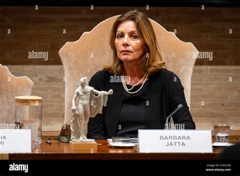Barbara Jatta Director Of The Vatican Museums During The Press