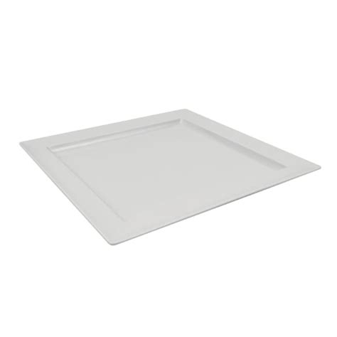Dalebrook Melamine Square Tray White 375mm Cc711 Nisbets