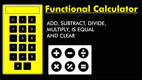 🧮 build a fully functional calculator using html css and javascript functional calculator