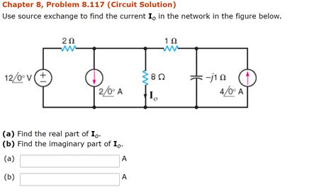 Solved Chapter 8 Problem 8117 Circuit Solution Use