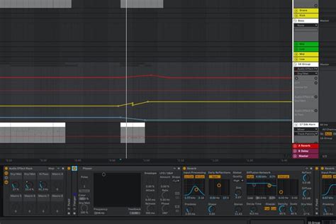 Idea Color Coded Automation Tracks Ableton