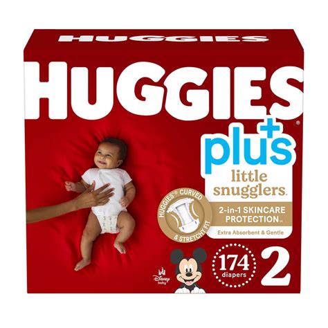 Huggies Little Snugglers Plus Diapers Size 2