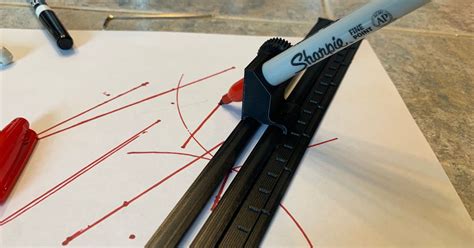 Updatedthe Tool Sharpie 3 In 1 Compass Straight Line And Ruler