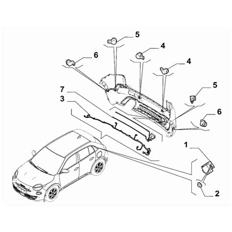 155254827 Fiat 600 2023 Present Signalling Devices Sensor