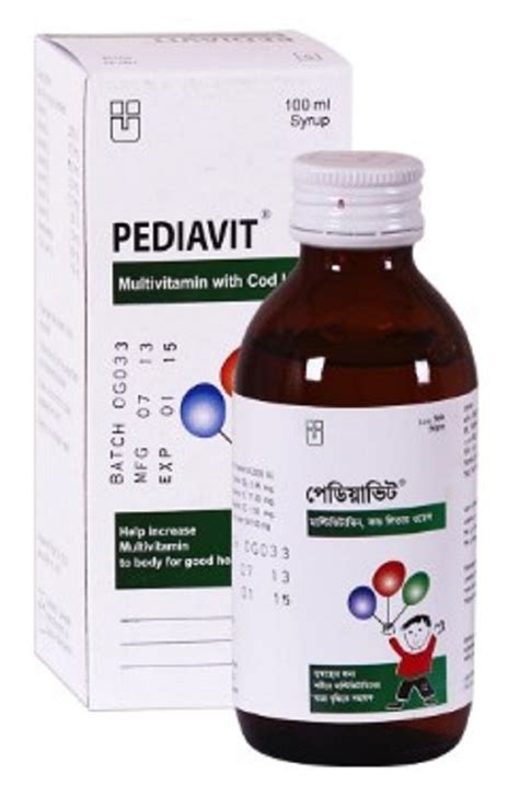 Pediavit Syrup 100 Mlpcs Lifesaver