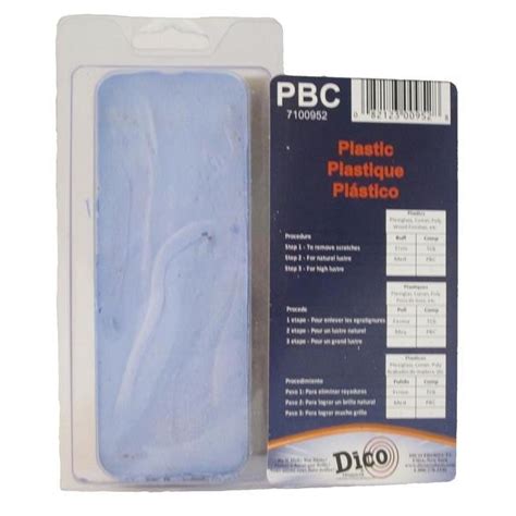 Dico Plastic Buffing Compound For Use With Buffing Wheels Blue Brick