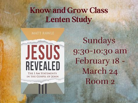 Know And Grow Class St Andrew United Methodist Church