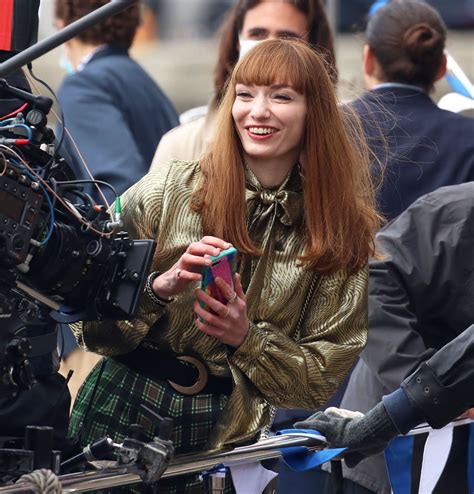 Eleanor Tomlinson The Offenders Set 05 07 2021 • Celebmafia