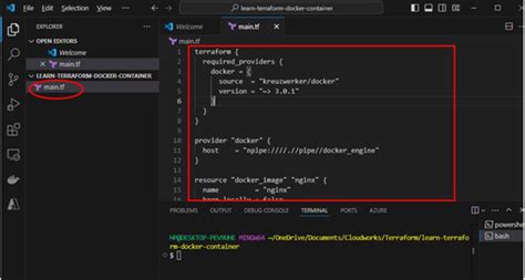 provision an nginx server using docker on windows dev community