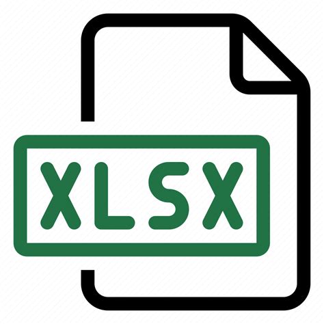 Document Excel Extension Extention File Xlsx Format Icon