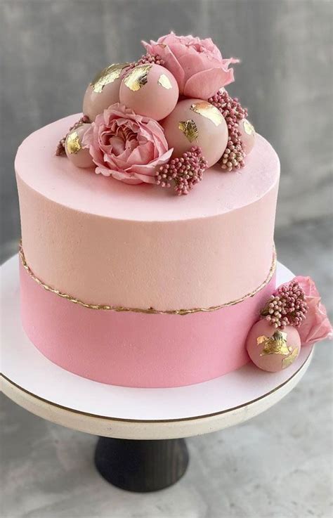 47 Cute Birthday Cakes For All Ages Shades Of Pink Cake Elegant Birthday Cakes Cake Designs