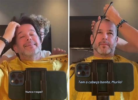 Murilo Benício Muda O Visual E Raspa A Cabeça Pela Primeira Vez Veja O Antes E Depois