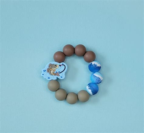 Bass Fishing Teething Ring Sassy Silicone