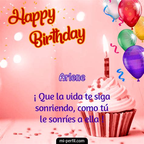 🎂 Feliz Cumpleaños Arlene 🎊 46 Imágenes Y S De Happy Birthday