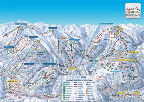Gerlos Ski Resort Piste Map Free To Download Weski