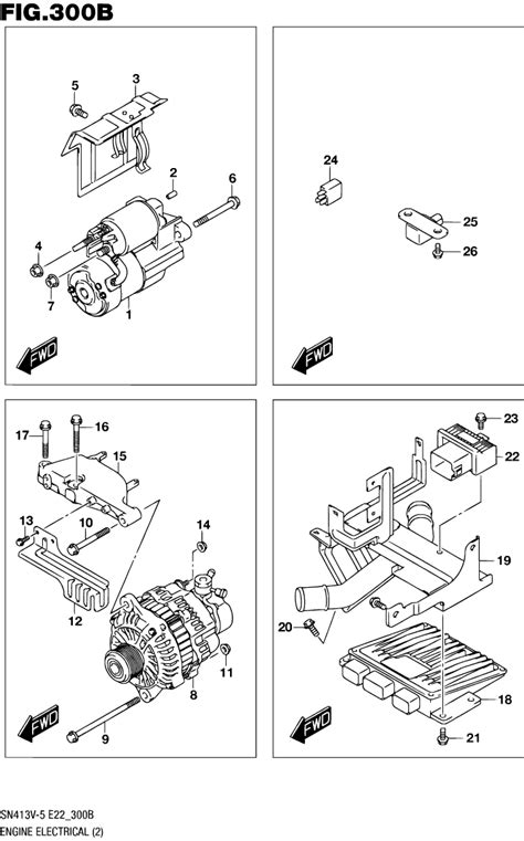 Engine Electrical Diesel Engine Parts Engine Jimny 98 18