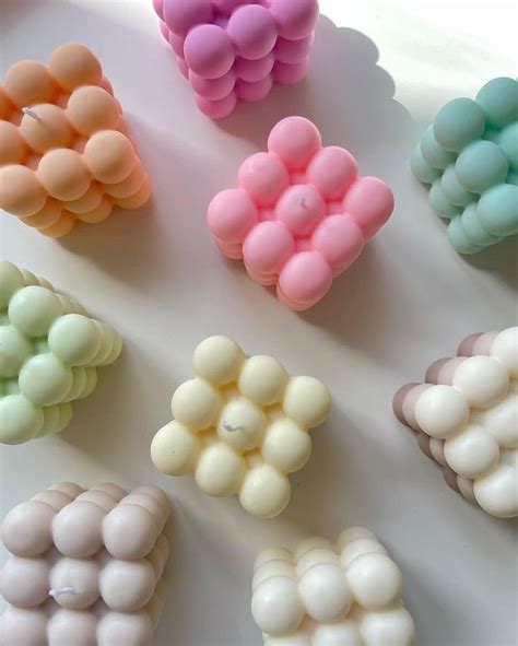 Colorful Bubble Candles 🕯💖 Yaratıcı Fikirler Mumlar Yaratıcı