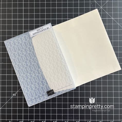Wow The Softly Sophisticated Embossing Folder Is Impressive