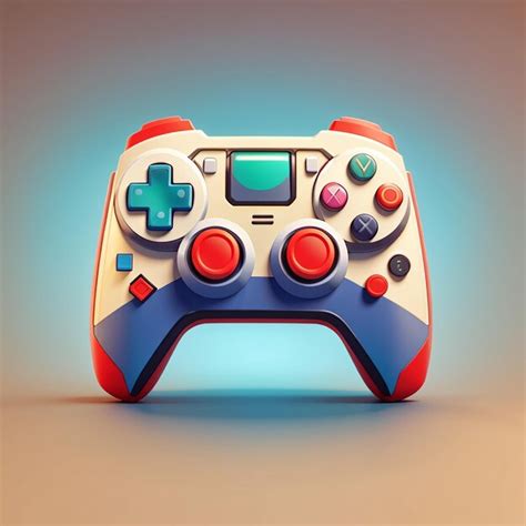 Console Game Controller Cartoon Vector Icon Illustration Technology Object Icon Concept Isolated