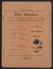 Issue Of The Smelter An Unconventional Magazine Volume 1 Number 5