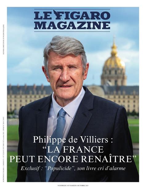 Le Figaro Magazine édition Numérique Du 3 Octobre 2025