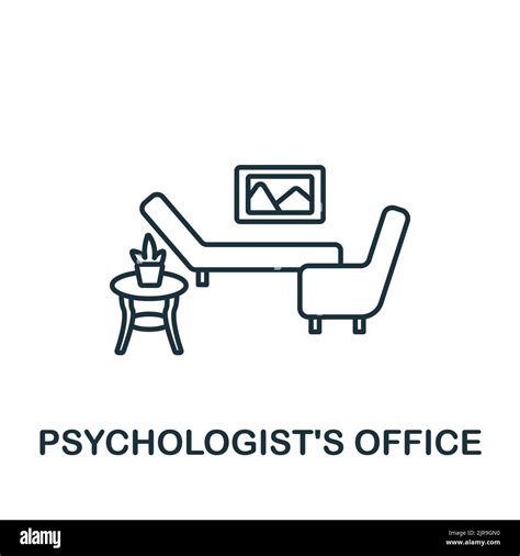 Psychologists Office Icon Line Simple Psychology Icon For Templates