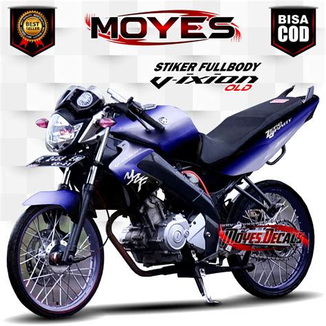 Jual Decal Vixion Old Full Body Stiker Vixion Old Full Body Design 2 Warna Shopee Indonesia