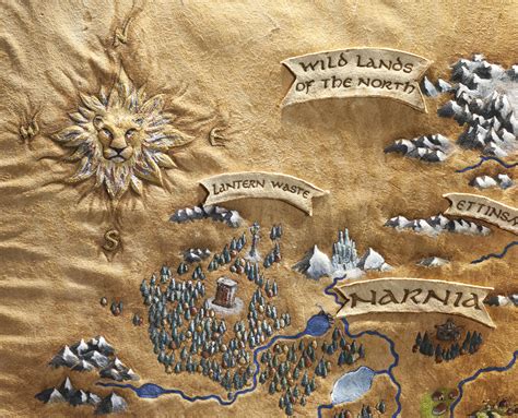 Chronicles Of Narnia Map Reproduction Cave Geek Art
