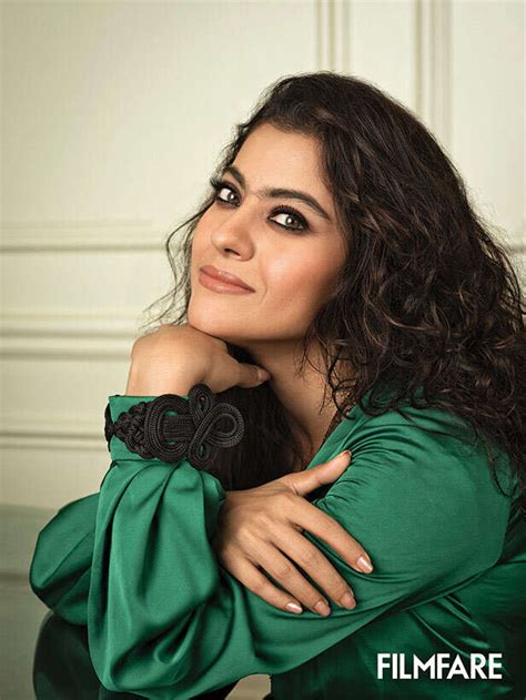 Photos Of Kajol Trying Gorgeous For Her Filmfare Cowl Shoots