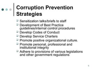 Corruption Prevention Strategies Eaccppt