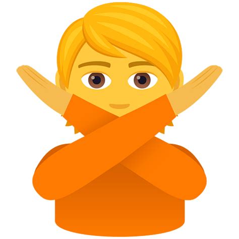 🙅 Emoji Person Gesturing No Copy Emoticon Code Emoji Meaning