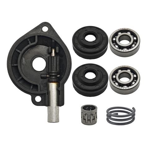 Crank Bearing Oil Seal Pump Worm Gear Kit For Husqvarna 235 236 240