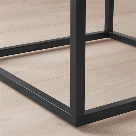 Nachtkastje Vikhammer Zwart 40x39 Cm Ikea