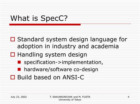 Ppt Verification Of Synchronization In Specc Description With The Use Of Difference Decision Ppt Verification Of Synchronization In Specc Description With The Use Of Difference Decision