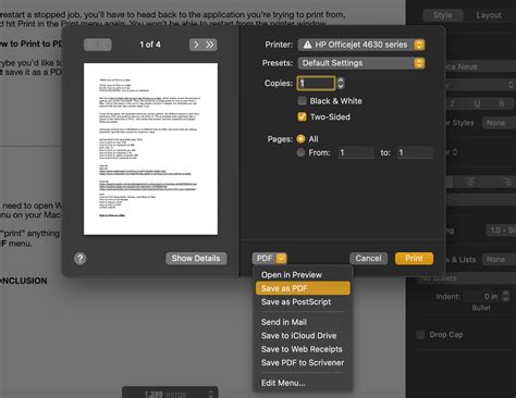 How To Print On A Mac