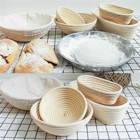 Bread Proving Baskets Fermentation Rattan Proofing Grandado