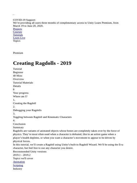 Ragdolls Pdf Software Development Computing