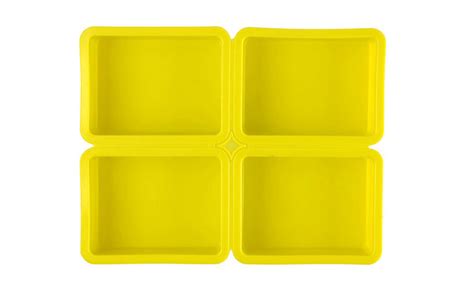 Rectangular Silicone Mold 4 Bars