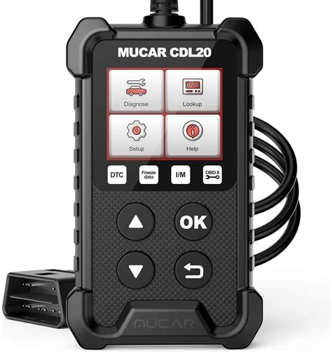 Amazon.com: MUCAR CDL20 Universal OBD2 Scanner, Check Engine Car Code Reader with Full OBD2 ...
