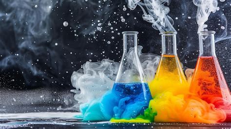 Premium Photo Chemical Reactions In Action