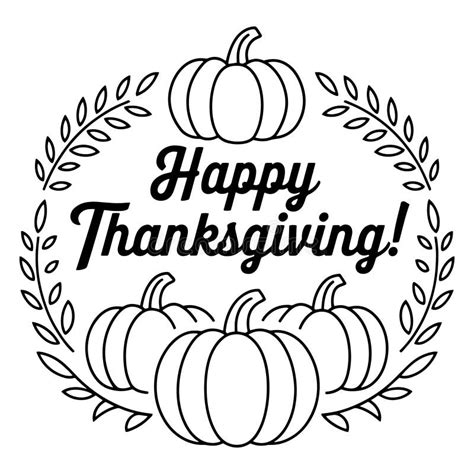 Black And White Thanksgiving Food Clipart