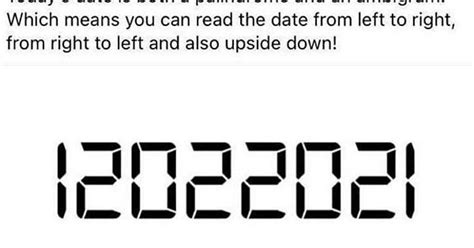 Todays Date Is Both A Palindrome And Ambigram Album On Imgur