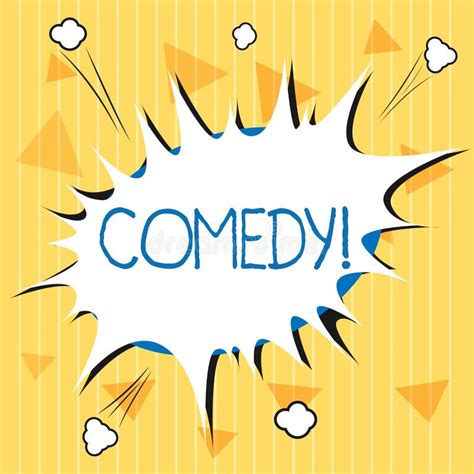 Handwriting Text Comedy Concept Meaning Professional Entertainment Jokes Sketches Make Audience